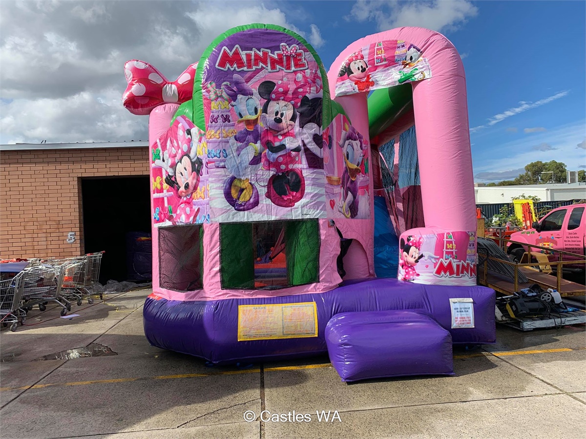 Minnie Mouse Backyard Combo FOR SALE - Bouncy Castle Hire and Water ...